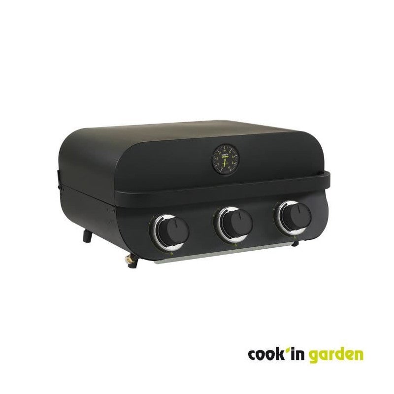 Barbecue a gaz - COOK'IN GARDEN - Flavo 60 - a poser - 3 brûleurs ...