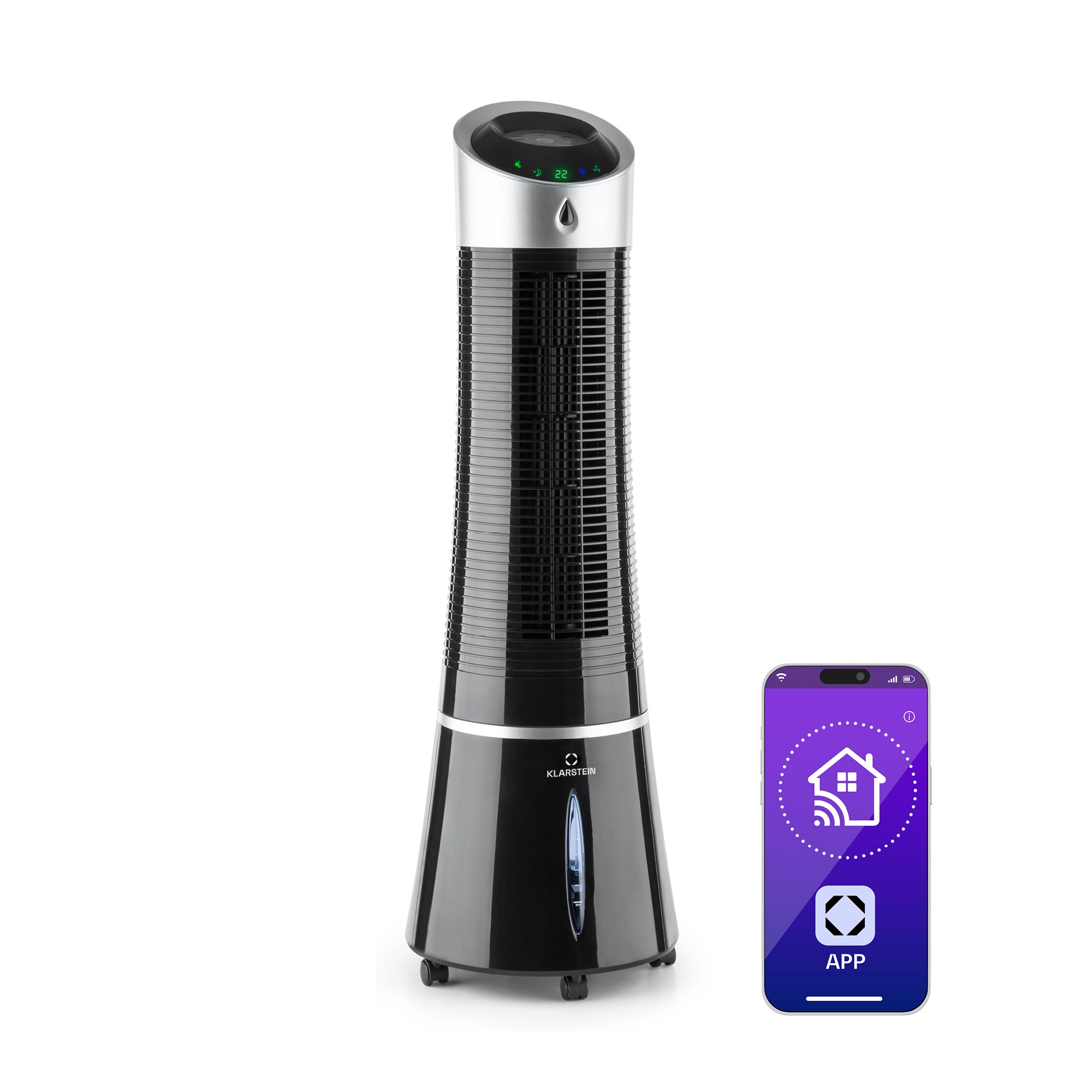 Klarstein Skyscraper Ice Smart 4-in-1 Rafraîchisseur d'air ...