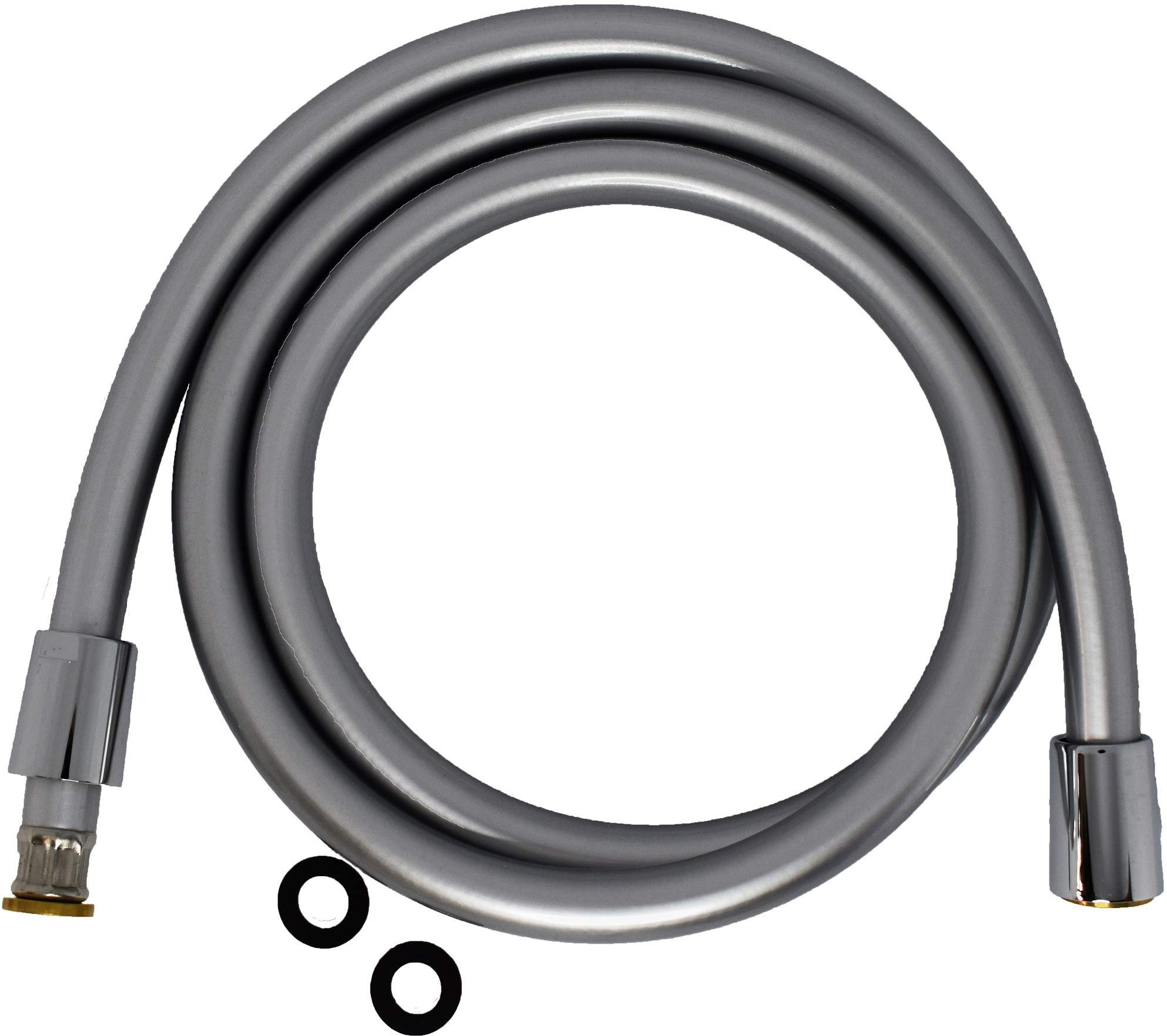 Flexible de douche PVC 150 cm couleur argent Pollini FLP155601SI ...