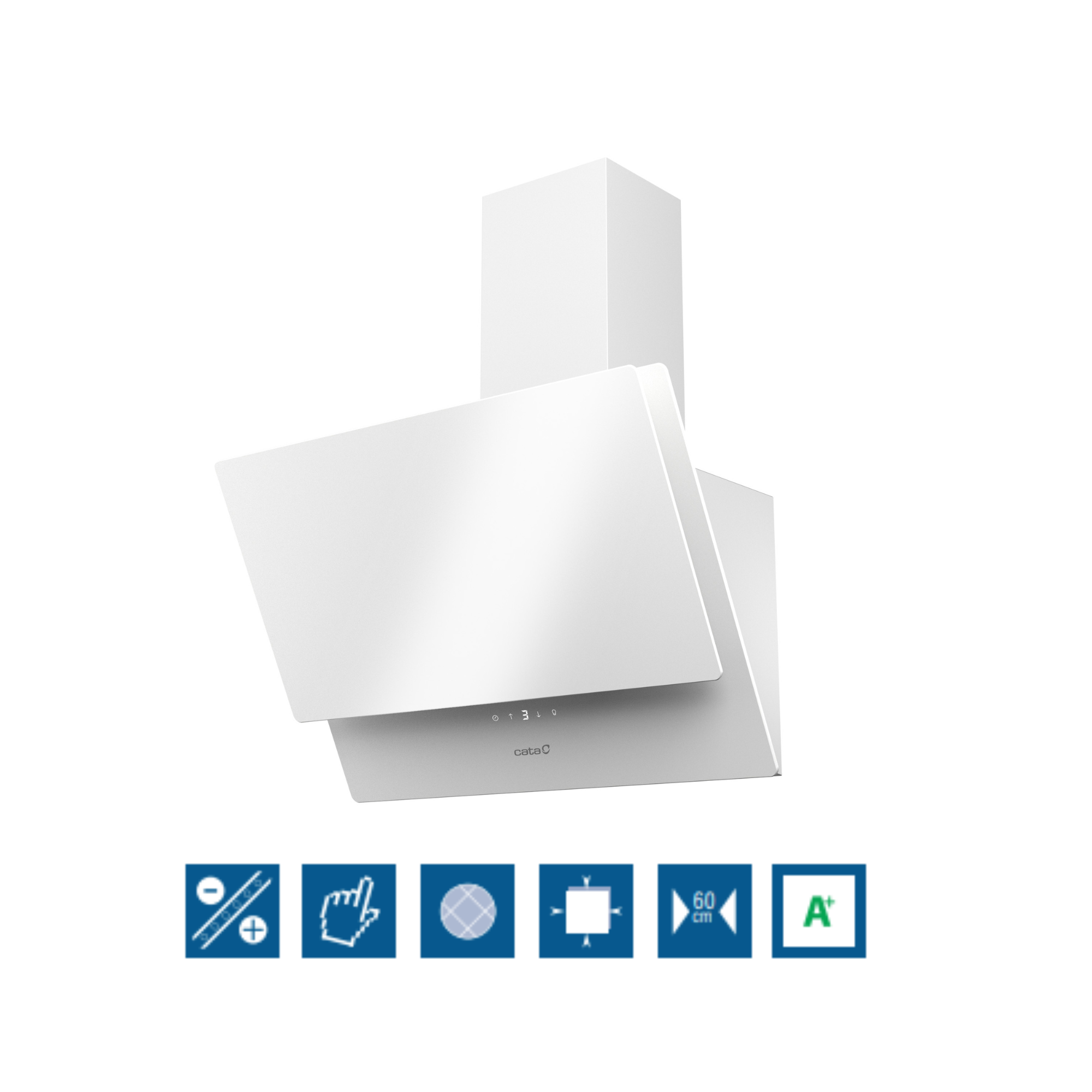 Cata Campana Juno+ 6000 GWH Ancho 60 cm Display Digital 6 Niveles ...
