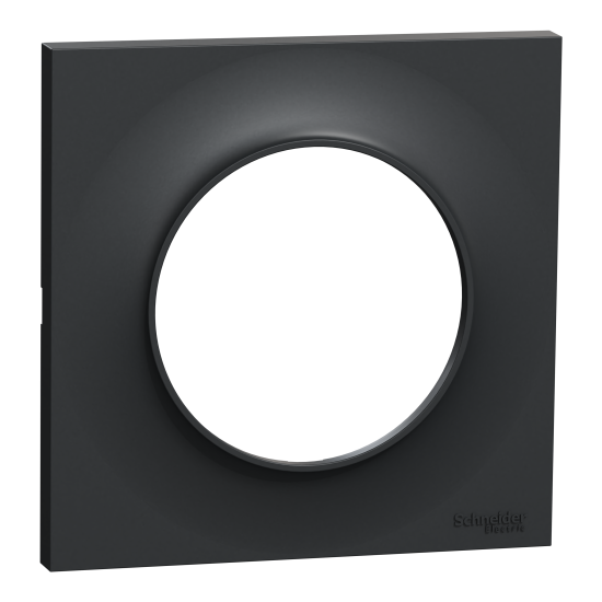 Odace Styl - plaque 1 poste anthracite - SCHNEIDER ELECTRIC - S540702 ...