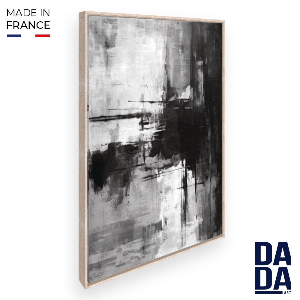 Toile encadrée Effet abstrait moderne / 50x70cm / Cadre Effet naturel ...