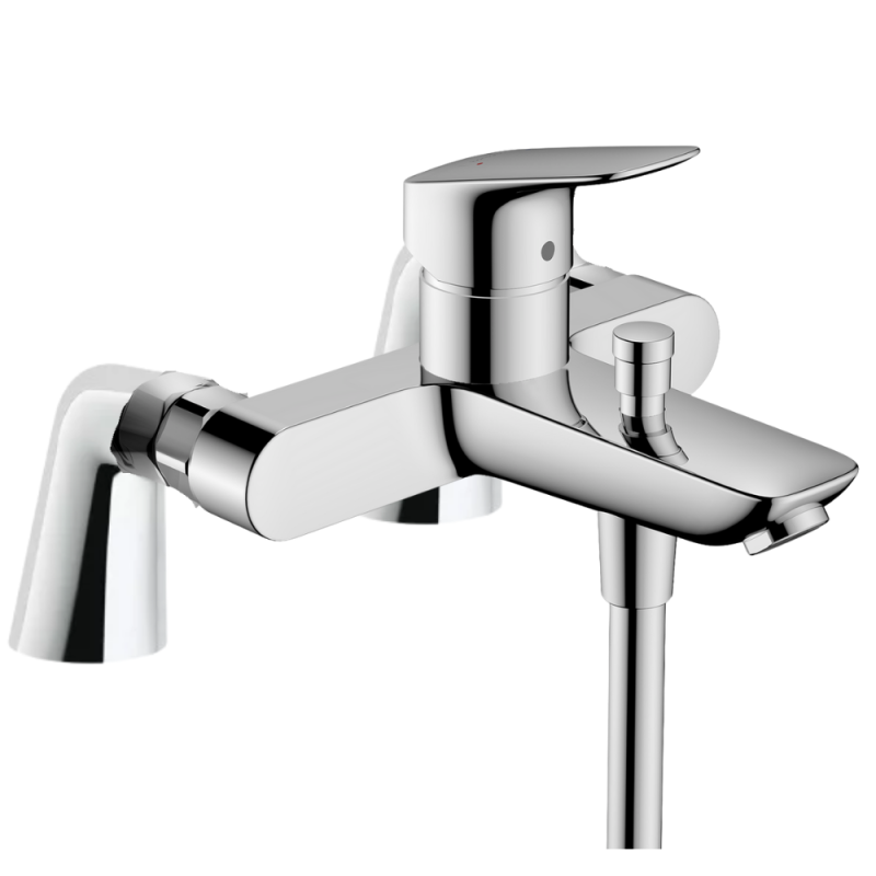 Mitigeur baignoire mécanique HANSGROHE Logis avec colonnettes | Leroy ...