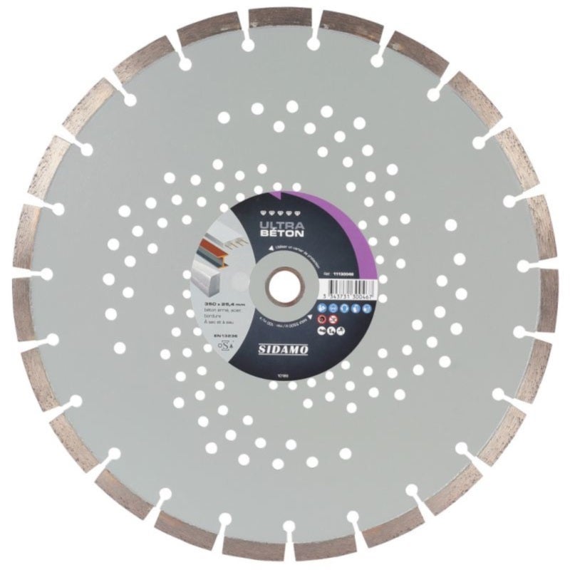 Disque diamant ultra béton - diamètre 300 | Leroy Merlin