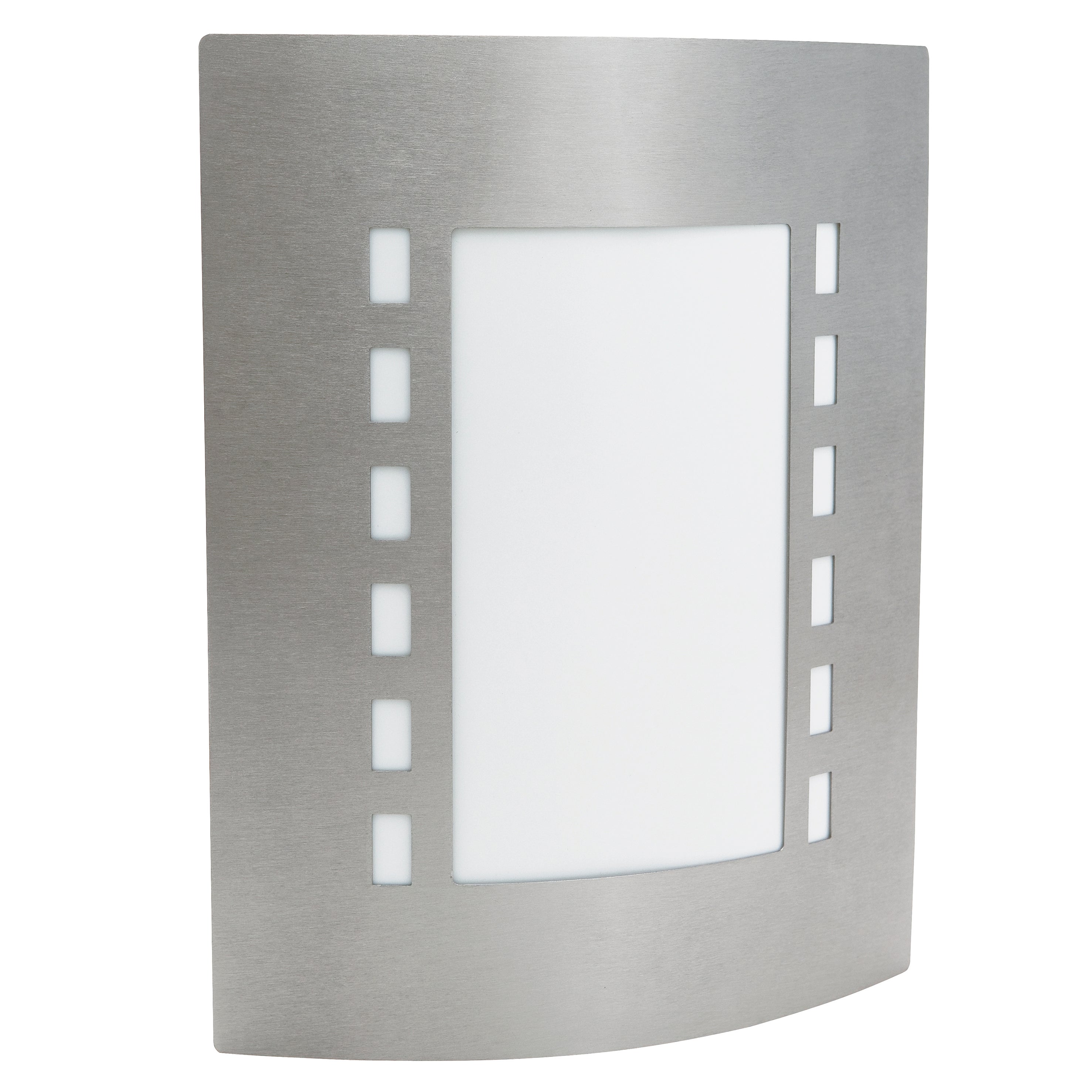 Aplique GREGAL IP44 E27 20W Inox | Leroy Merlin