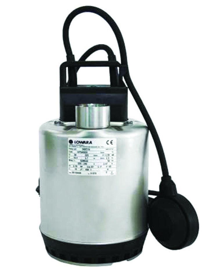 Bomba eléctrica sumergible 0,75 CV de acero inoxidable portátil y ...