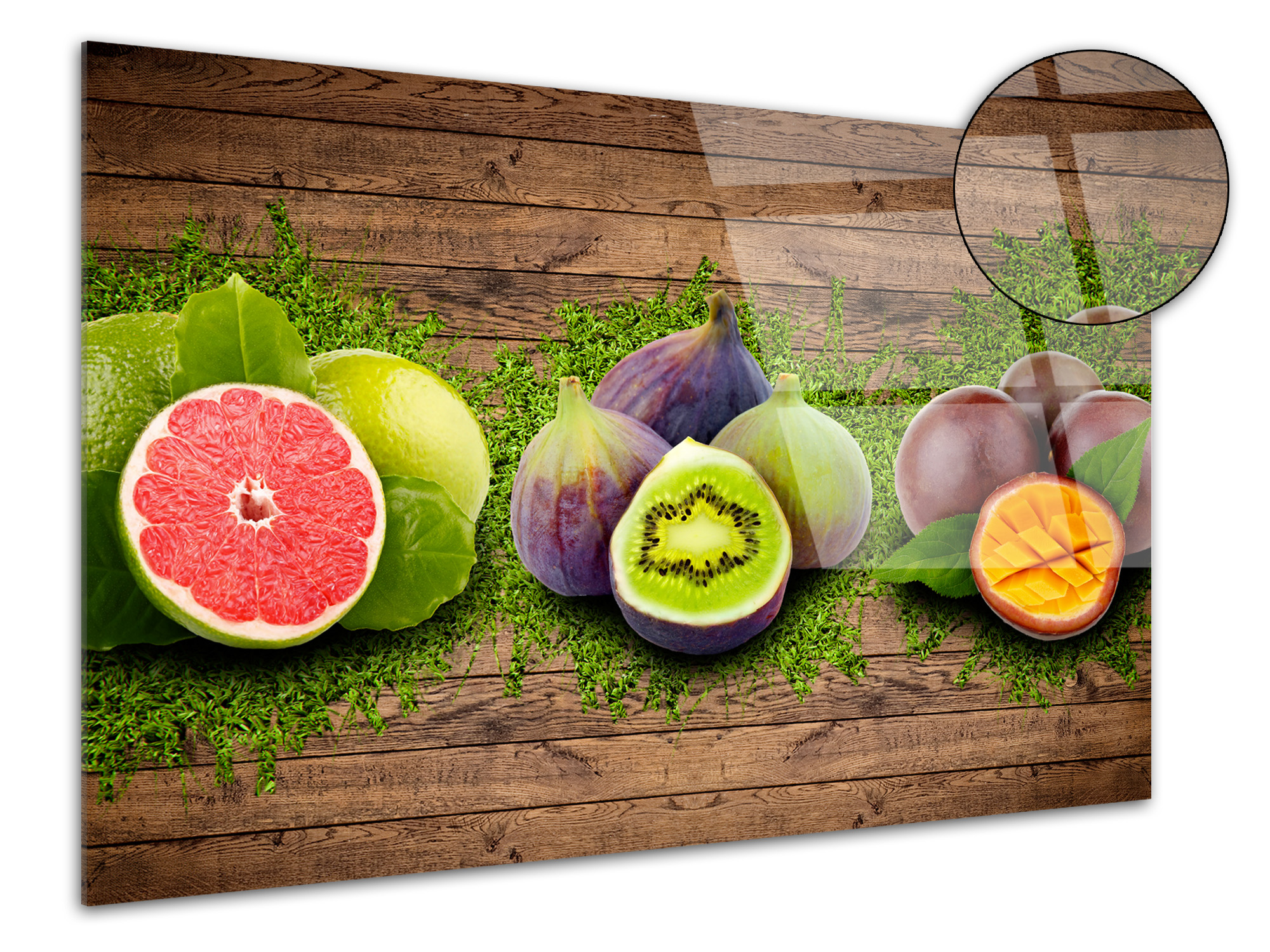 Cadre plexiglas décoratif pour cuisine Les fruits | Leroy Merlin