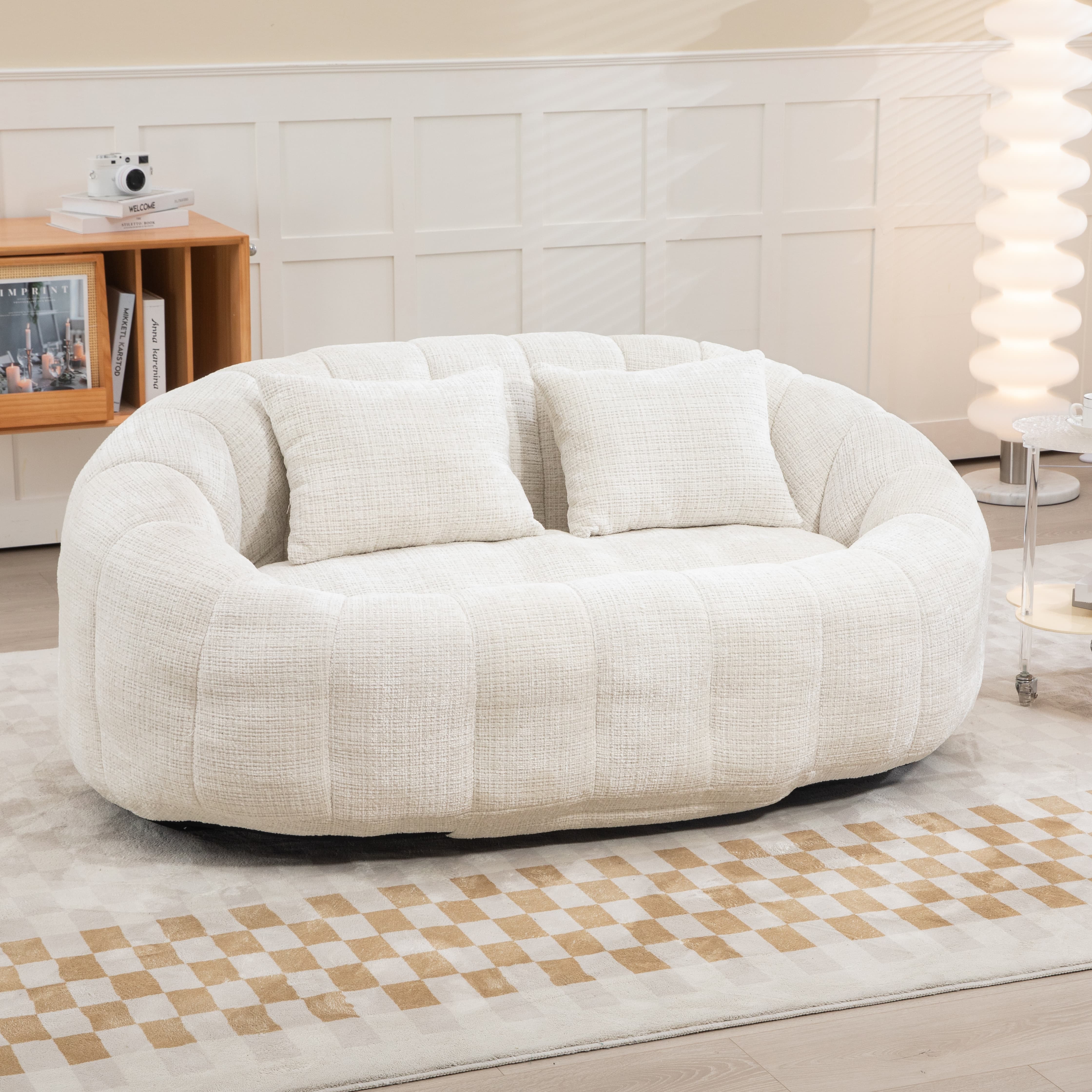 Fauteuil Lounge avec Espace de Rangement Sous Assise et Casier Intégré ...