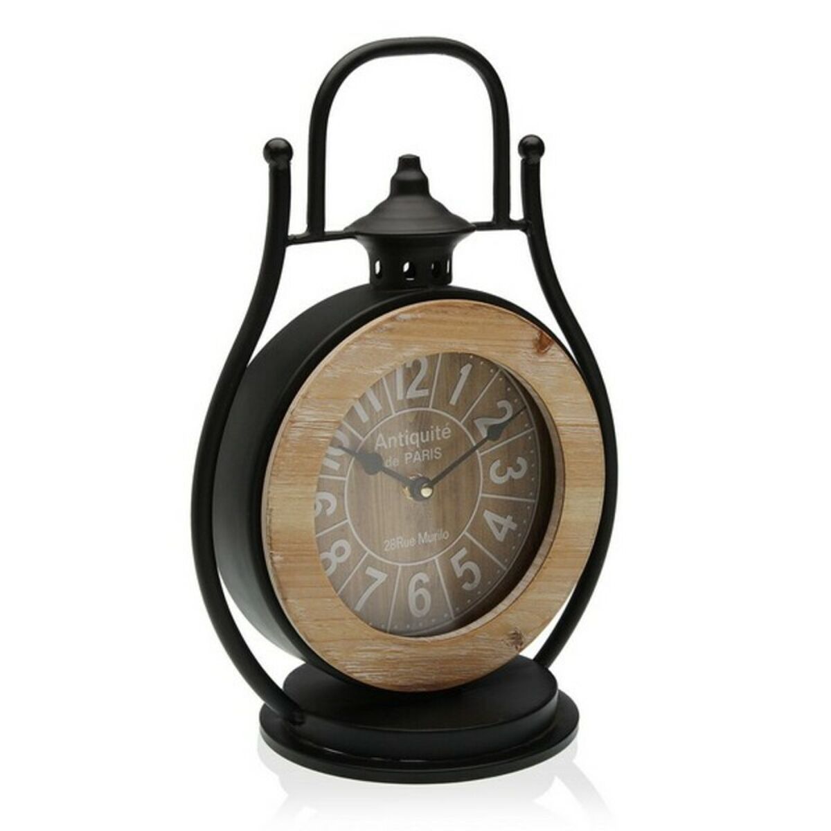 Horloge de table Versa Métal (16,5 x 41 x 26 cm) (26 cm) | Leroy Merlin