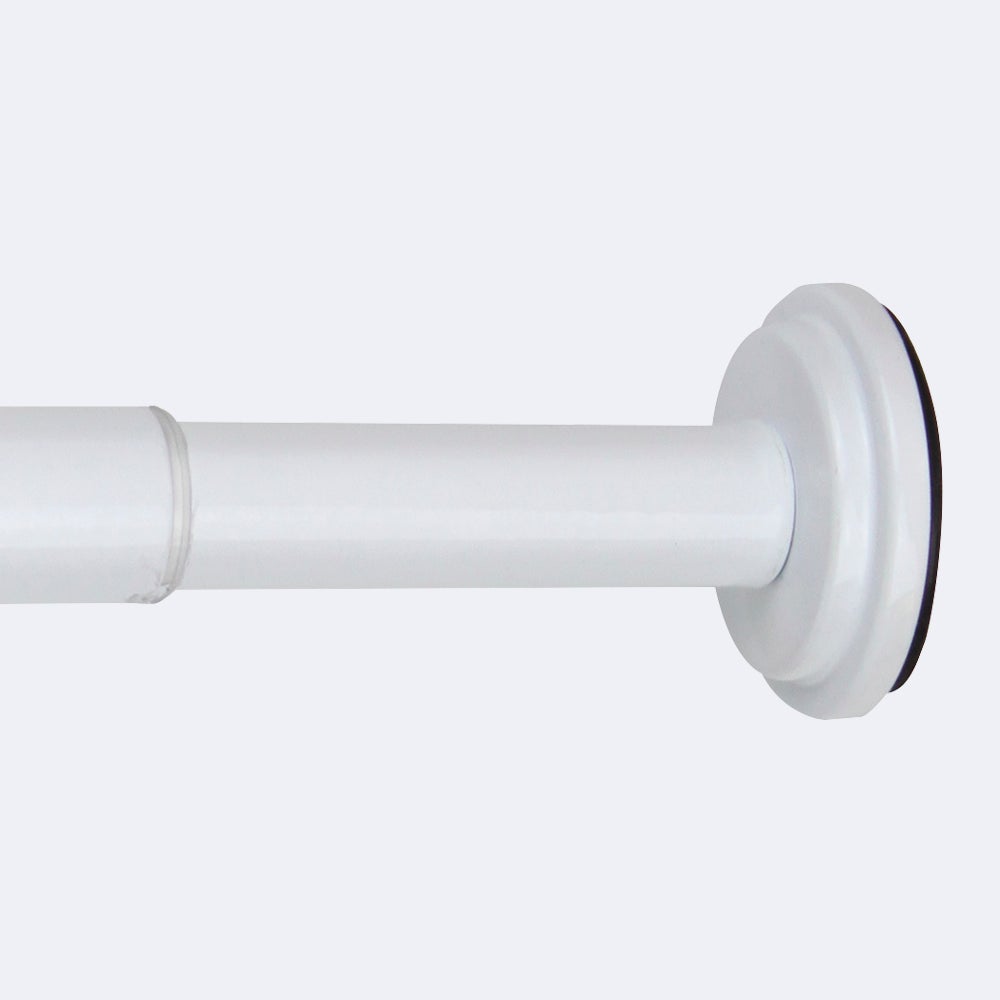 Kit tringle à rideaux extensible 80-125cm Entre-Mur Blanc - Boulet ...