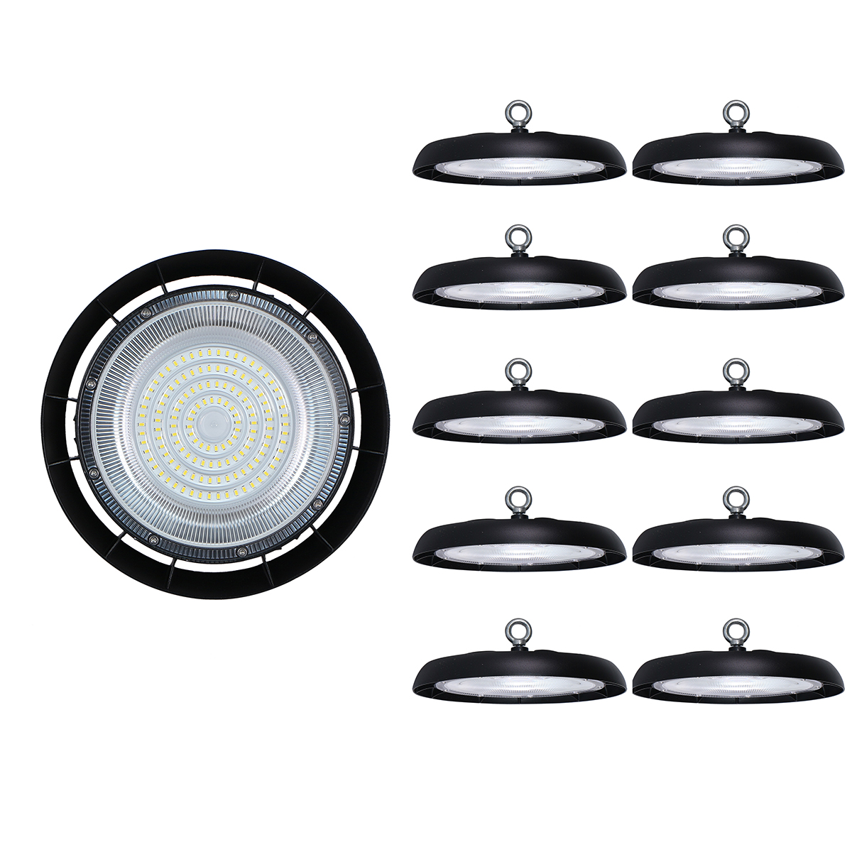 LOT10 - UFO Projecteur LED Industriel 100W, High Bay Lumière éclairage ...