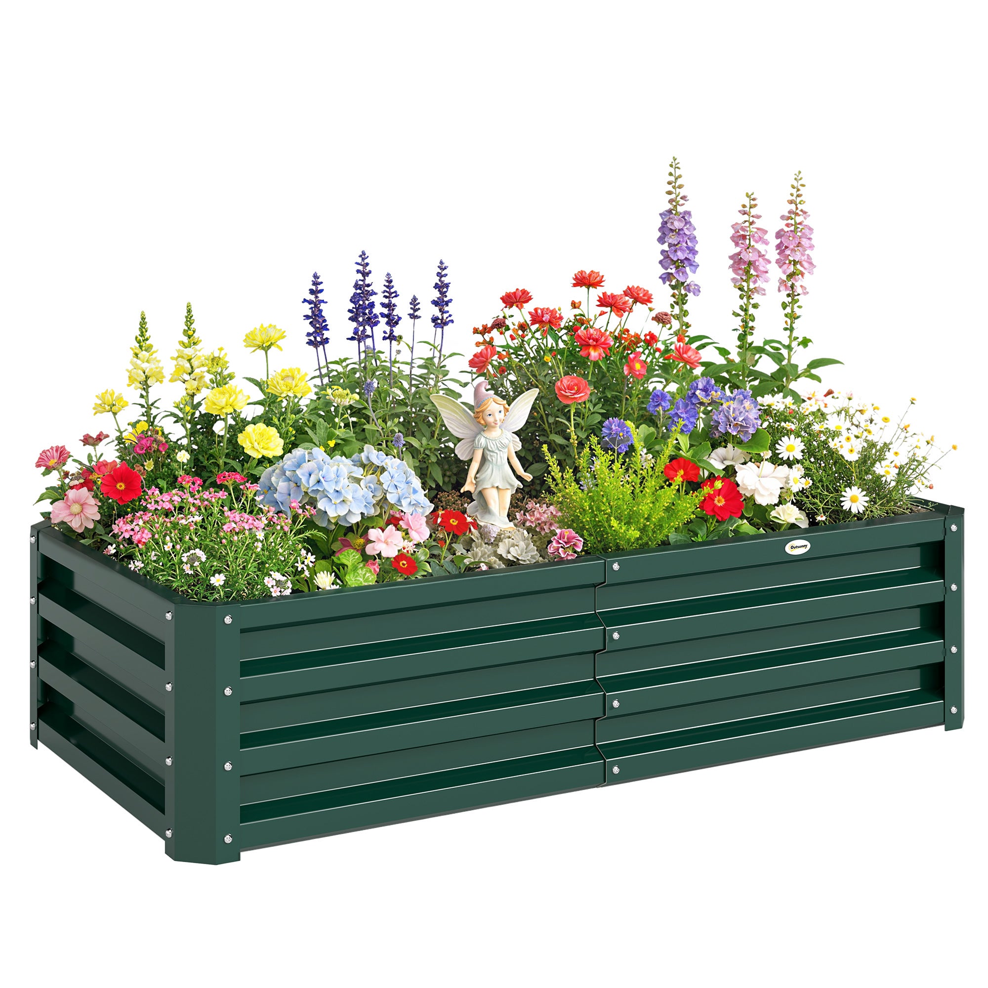 Jardinières surélevées galvanisées, idéales pour herbes aromatiques et ...