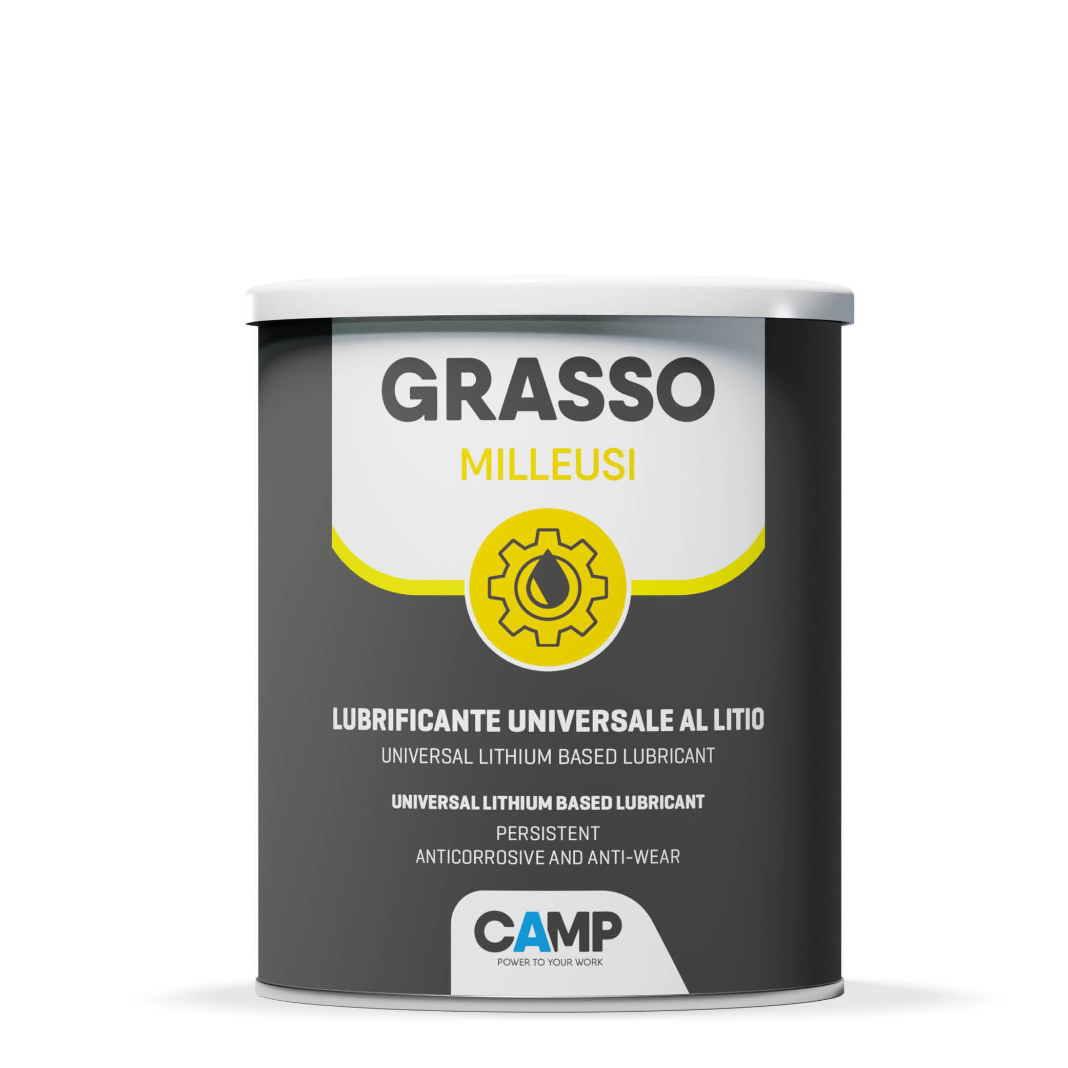 Camp GRASSO MILLEUSI, Grasa lubricante de litio multiusos NLGI2 de alto ...