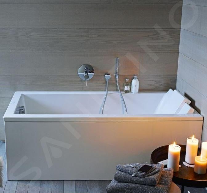 Duravit Starck Baignoires rectangulaires, à encastrer, 1 pente de ...