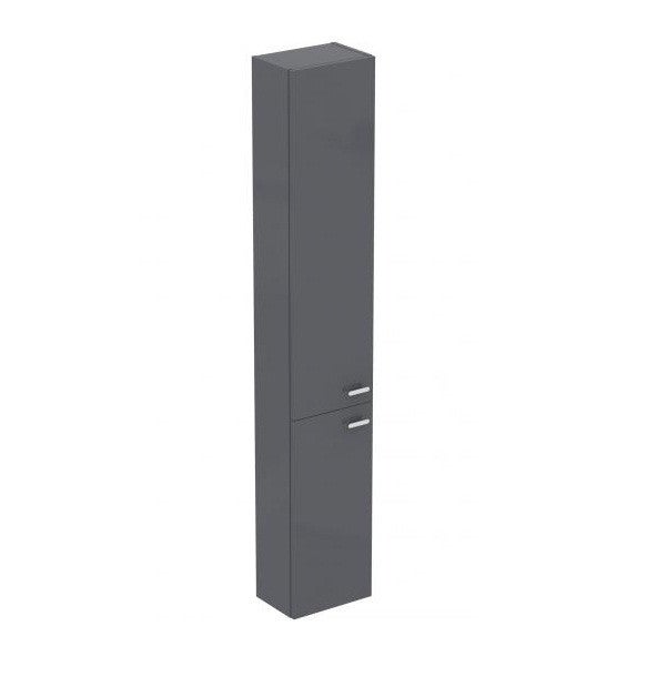 Ideal Standard - Colonne de rangement 30x175 cm 2 portes Gris Macadam ...