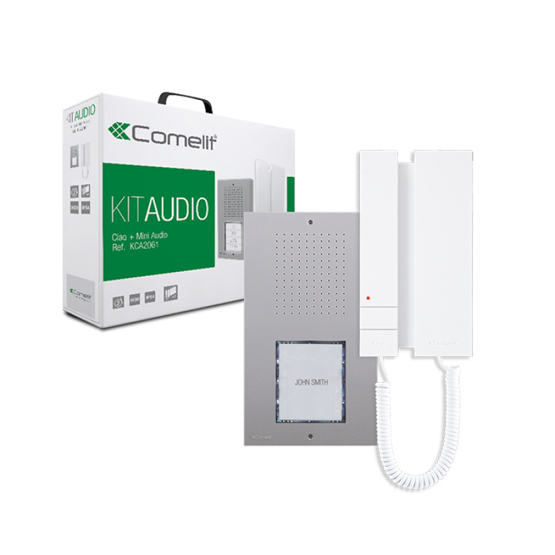 Kit Interphone Ciao + combiné Mini - COMELIT - KCA2061B | Leroy Merlin