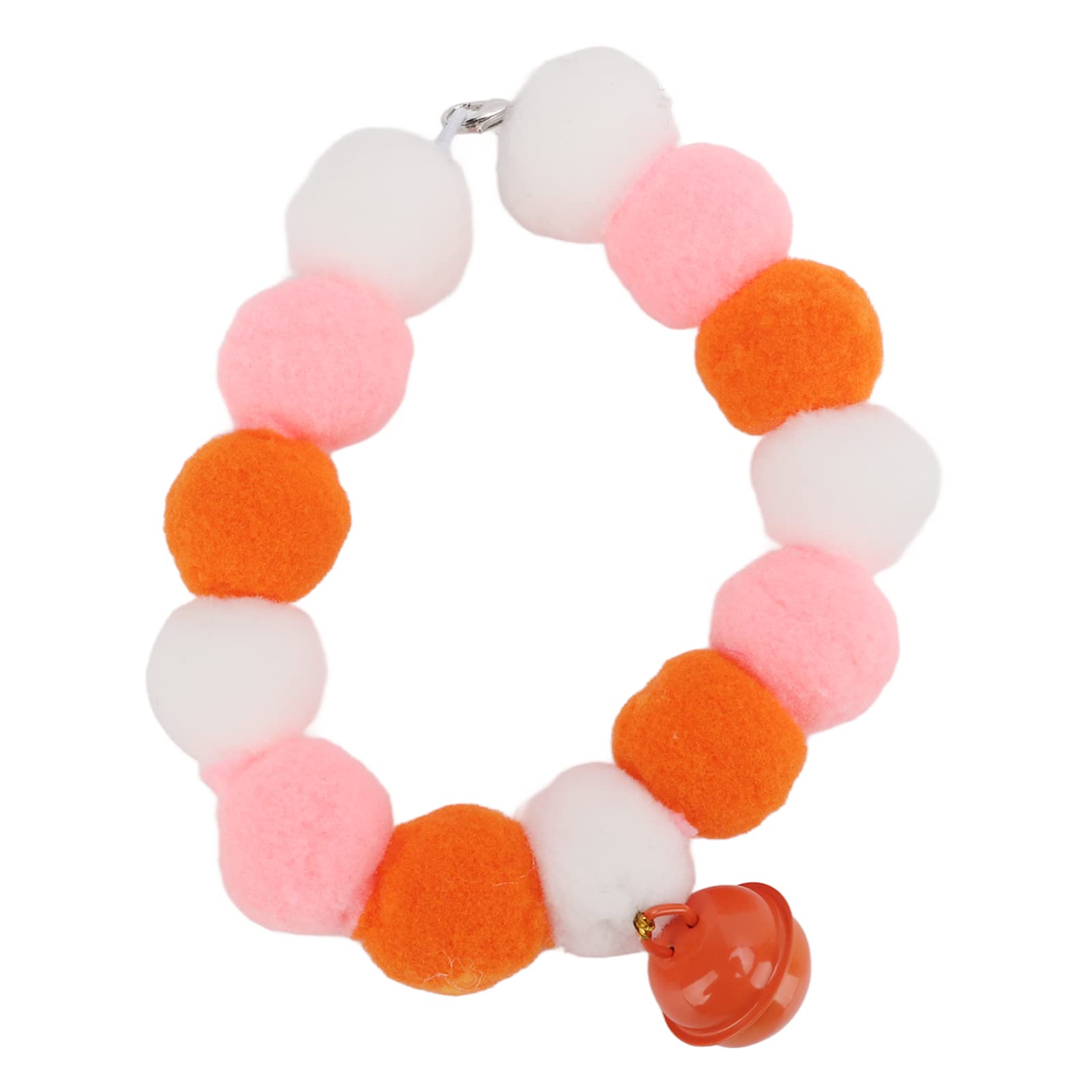 Collier pour animal de compagnie doux et léger en peluche avec boules ...
