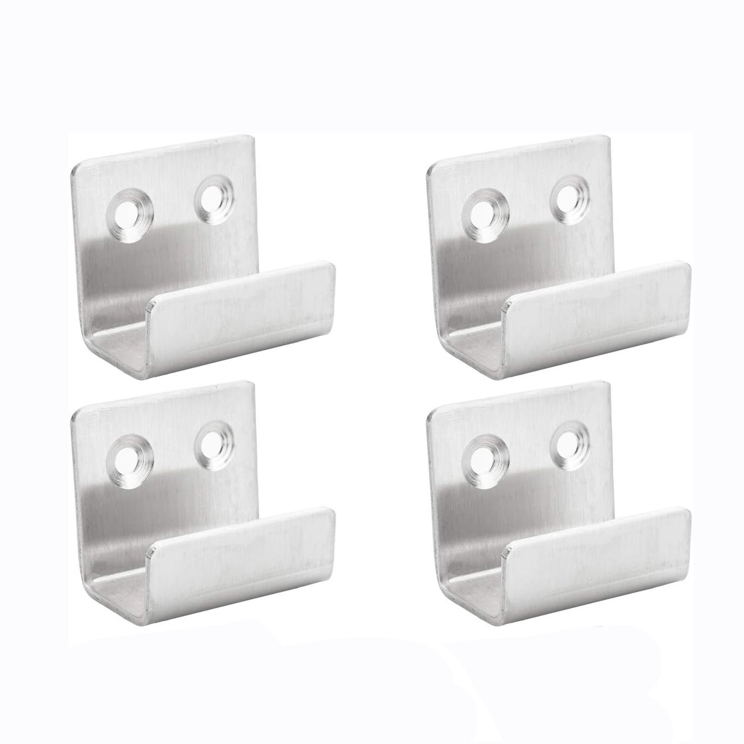 Crochet Mural Inox a Visser 4 Pièces Crochet Porte Serviette Salle de ...