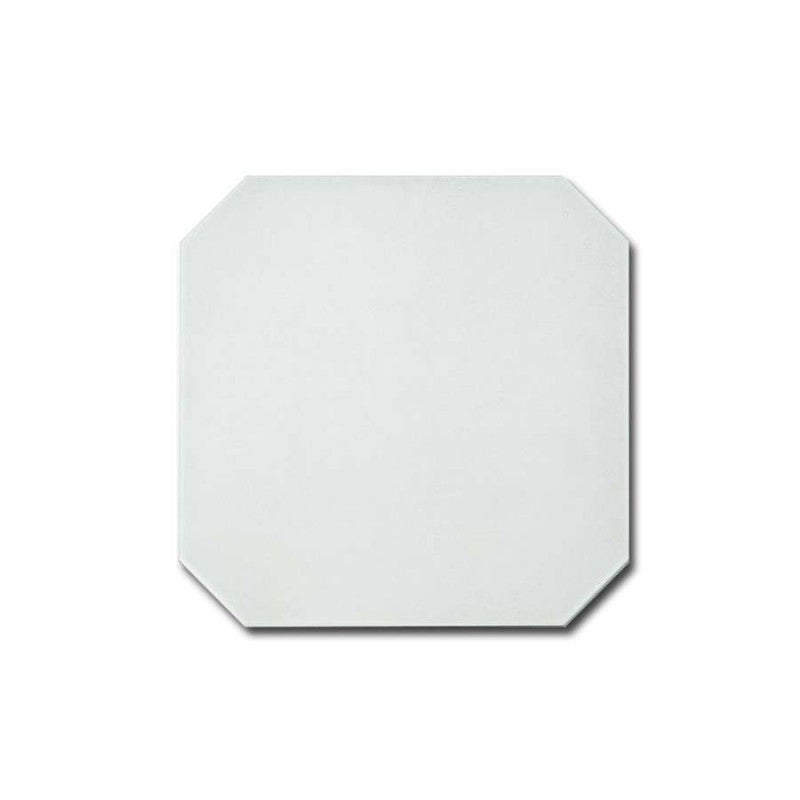 Carrelage sol / mur octogonal uni blanc mate 20x20 cm OCTAGON BLANCO ...