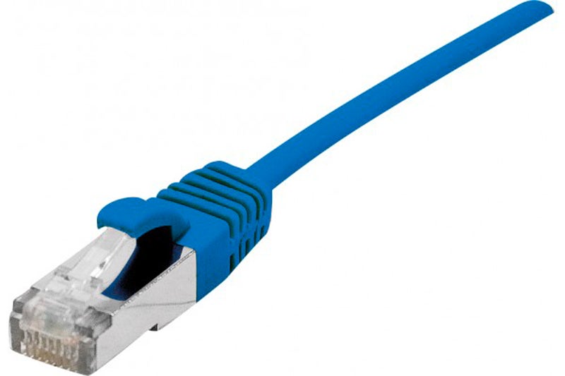 CONECTICPLUS Câble rj45 cat6a surblindé bleu 2 mètres | Leroy Merlin