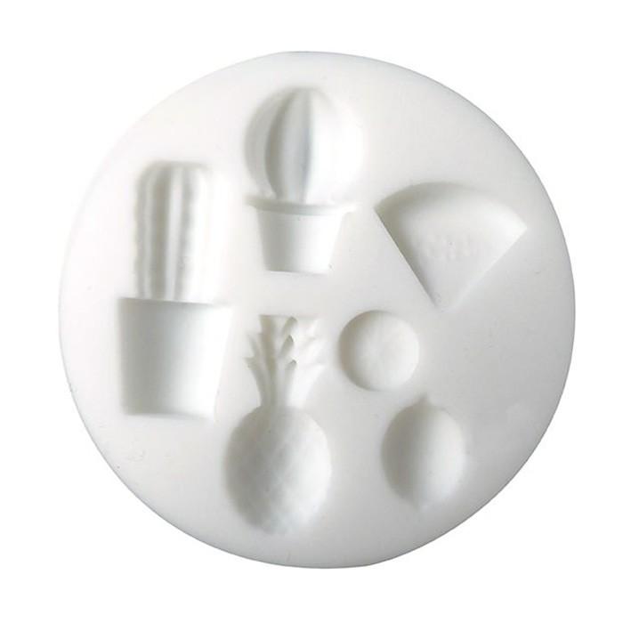 Mini moule en silicone pour pâte polymère - Exotique - Graine Créative ...
