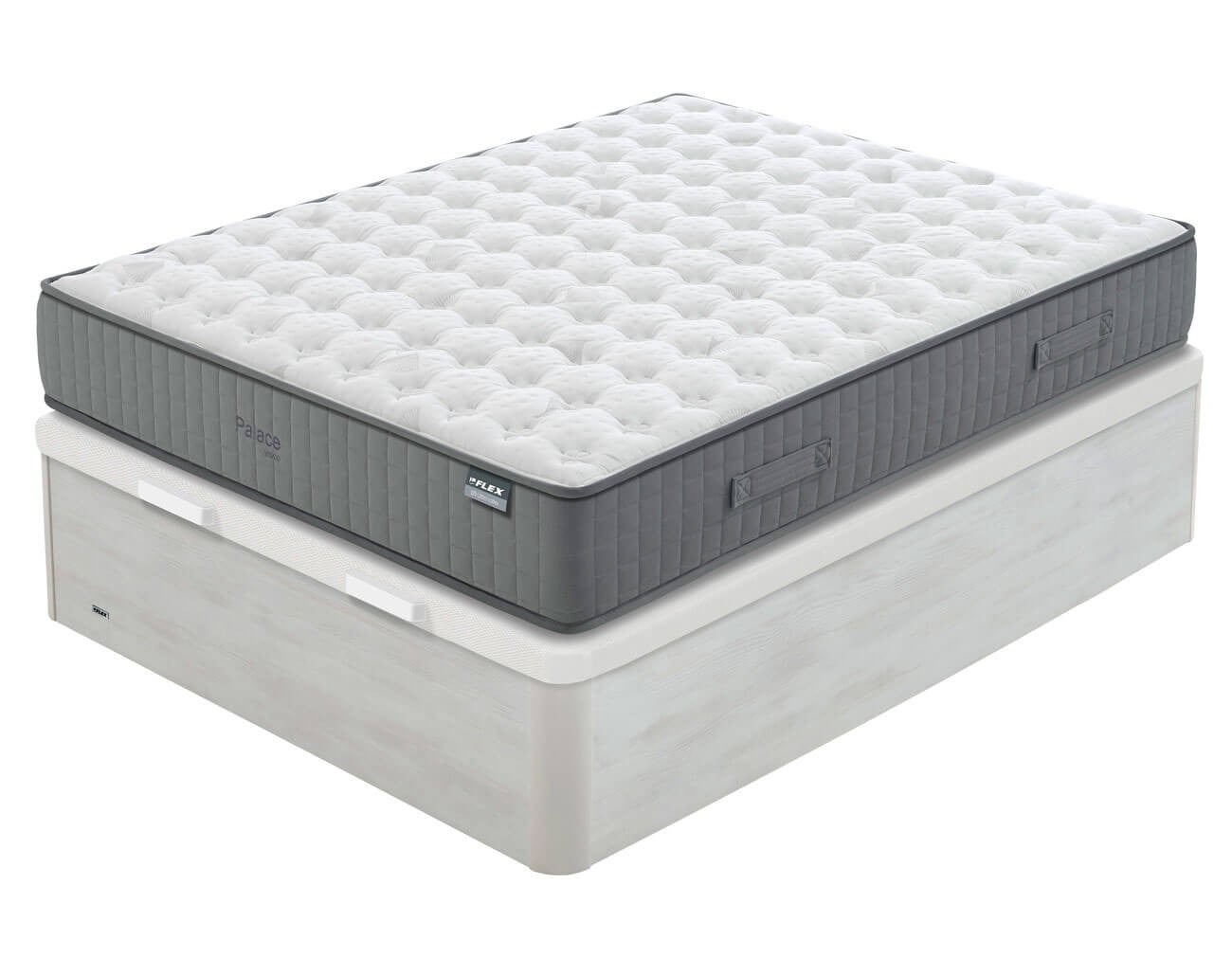 Pack Colchón Flex Palace Visco 150X200 + Canapé Abatible Flex Madera 25 ...