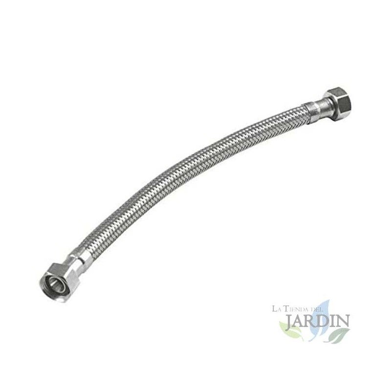 Latiguillo de Fontanería 30cm, 3/8" Hembra - 1/2" Hembra | Latiguillo ...