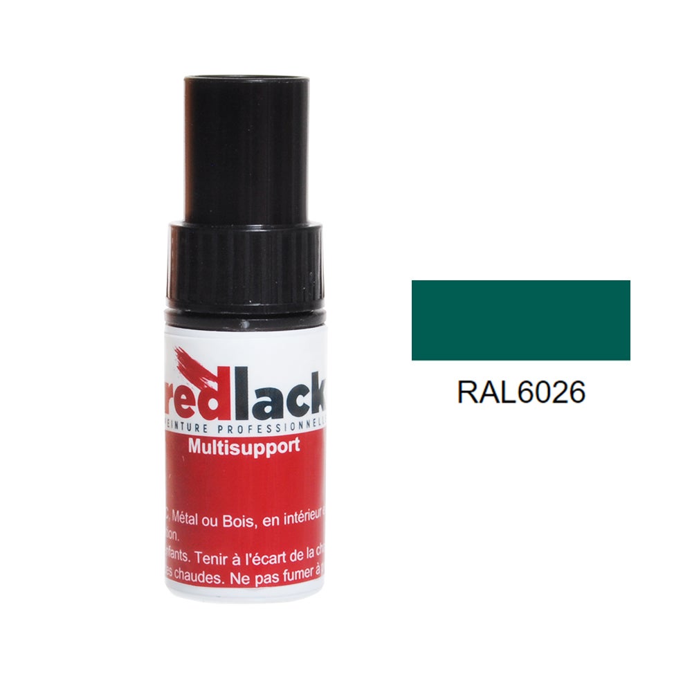 Redlack Pintura frasco retoque RAL 6026 Brillante multisuperficie ...