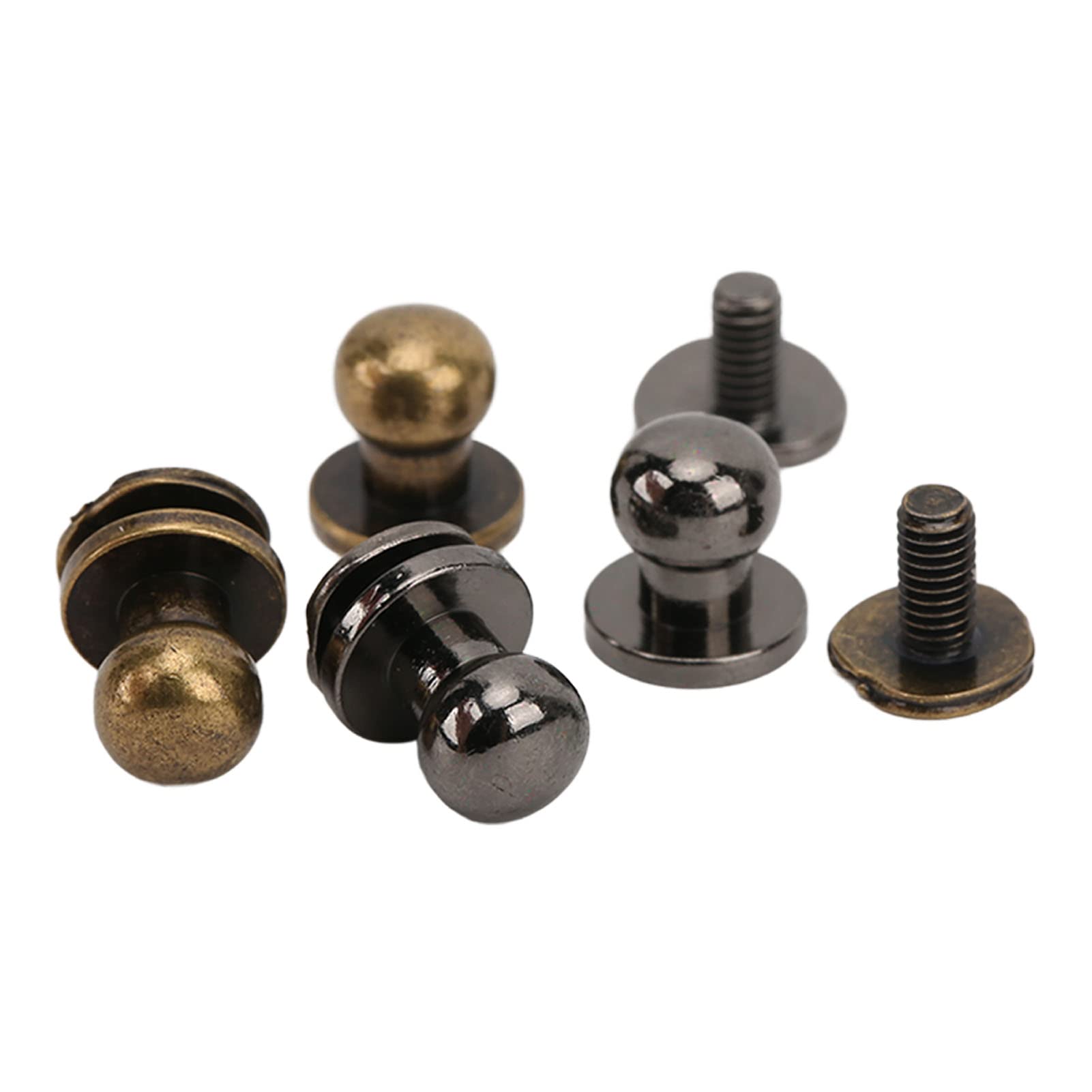 Kit assorti de 200 vis Chicago, rivets en cuir à tête plate ronde ...