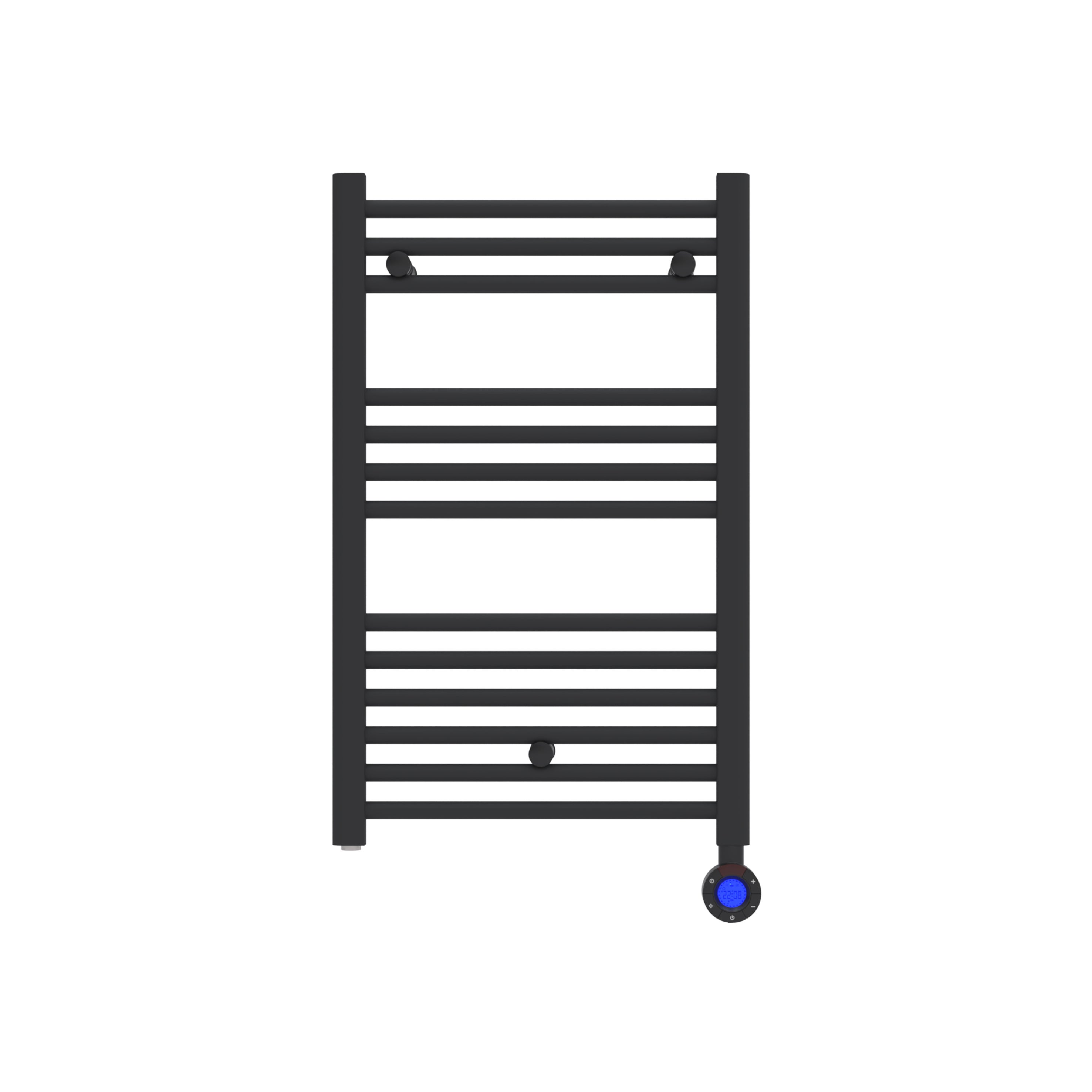 Fácula - Radiador Toallero Eléctrico Fluido Negro Programable 400w ...