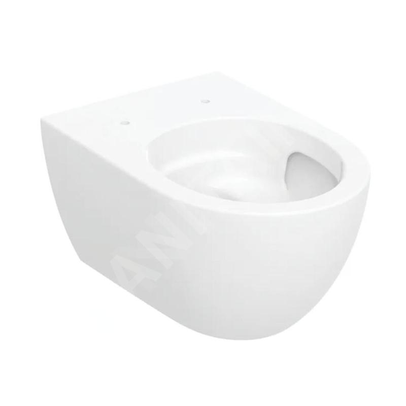 Geberit Acanto - WC suspendu, Rimfree, TurboFlush, avec KeraTect, blanc ...