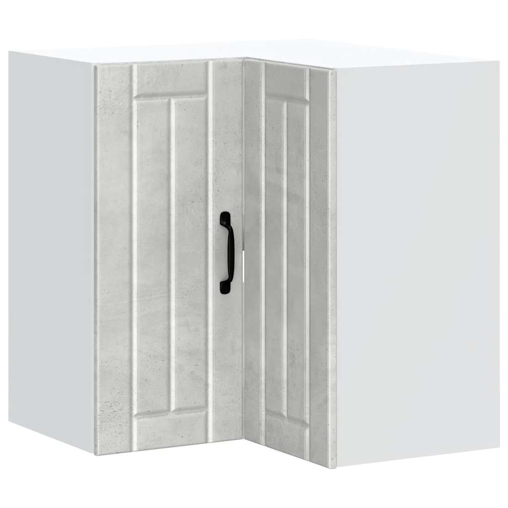 Pensile da Cucina | Armadio da Cucina ad Angolo Lucca Grigio Cemento in ...