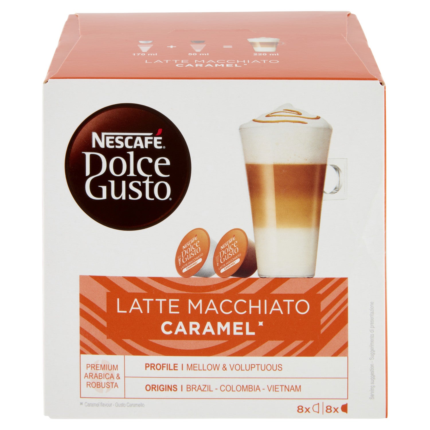 Nescafé Dolce Gusto Caramel Latte Macchiato Capsule de café 16 pièce(s ...