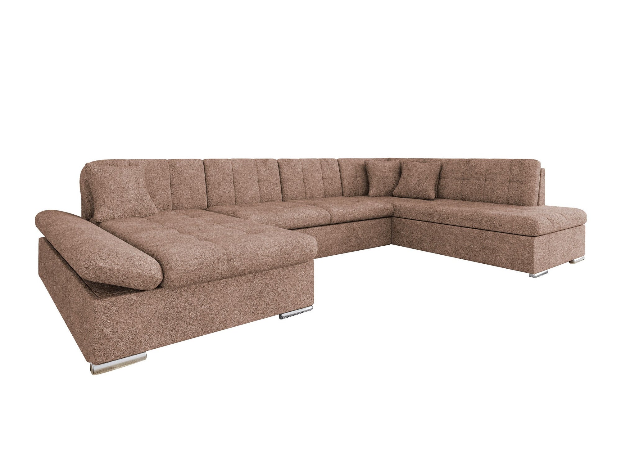 Canapé d'angle Comfivo 150, Brun clair, Disponible, 345x205x76cm ...