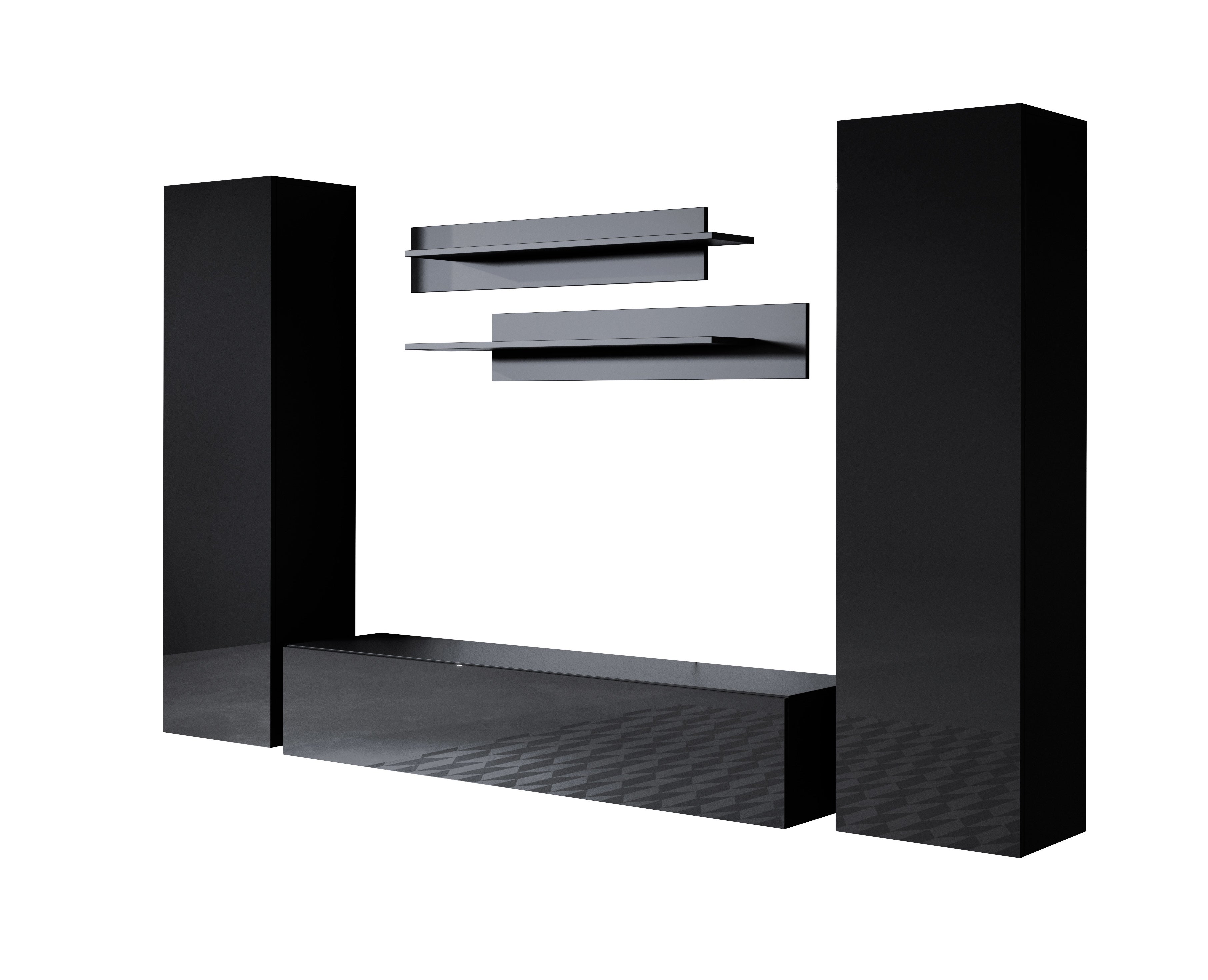 Mueble de salón | Composición de salón TV | Mueble TV | Conjunto de ...