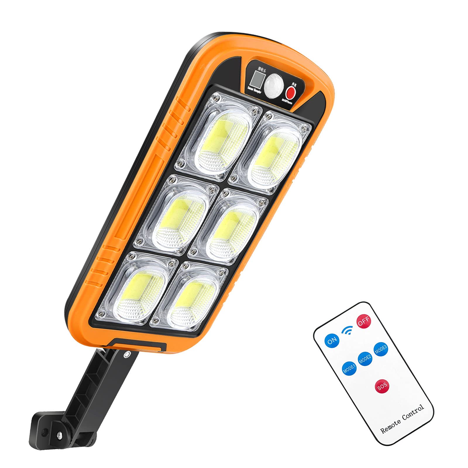 Solarna lampa uliczna indukcyjna, wodoodporna lampa ścienna LED, lampa ...