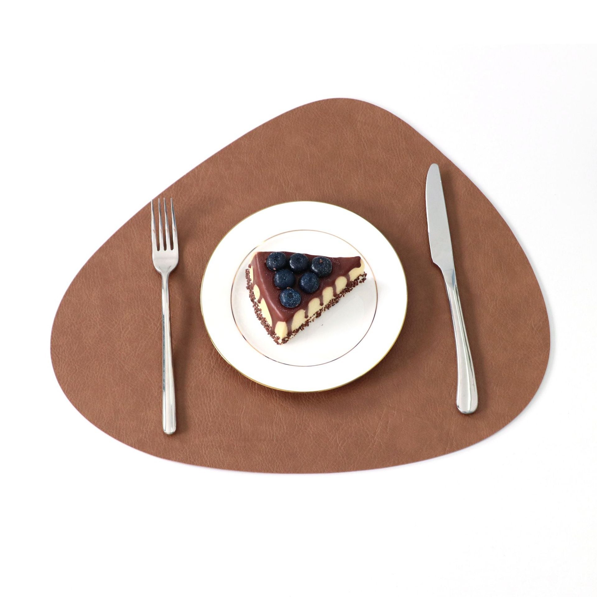 Sets de table et dessous de verre en simili cuir, lavables, double face ...