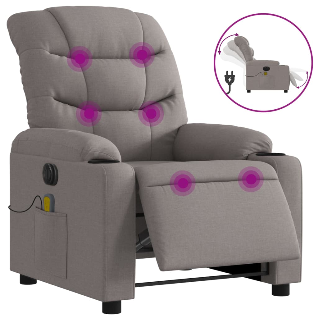Sillón reclinable de masaje eléctrico | Sillón de relax | Silla de ...