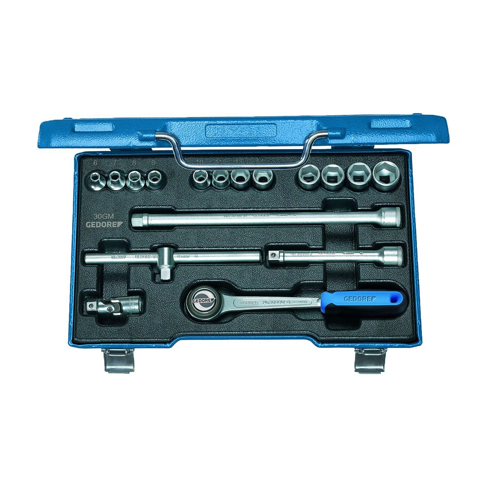 GEDORE 30 GMU-3 - Juego de Vasos Hexagonales 3/8" (6235980) | Leroy Merlin