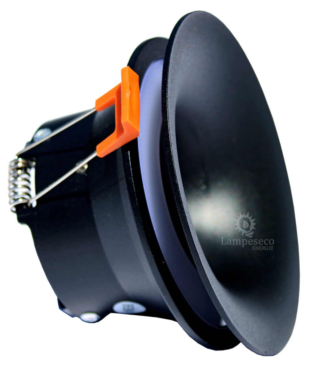 Fixation de spot encastrable AJAS noir matt marque Kanlux ref 33160 ...