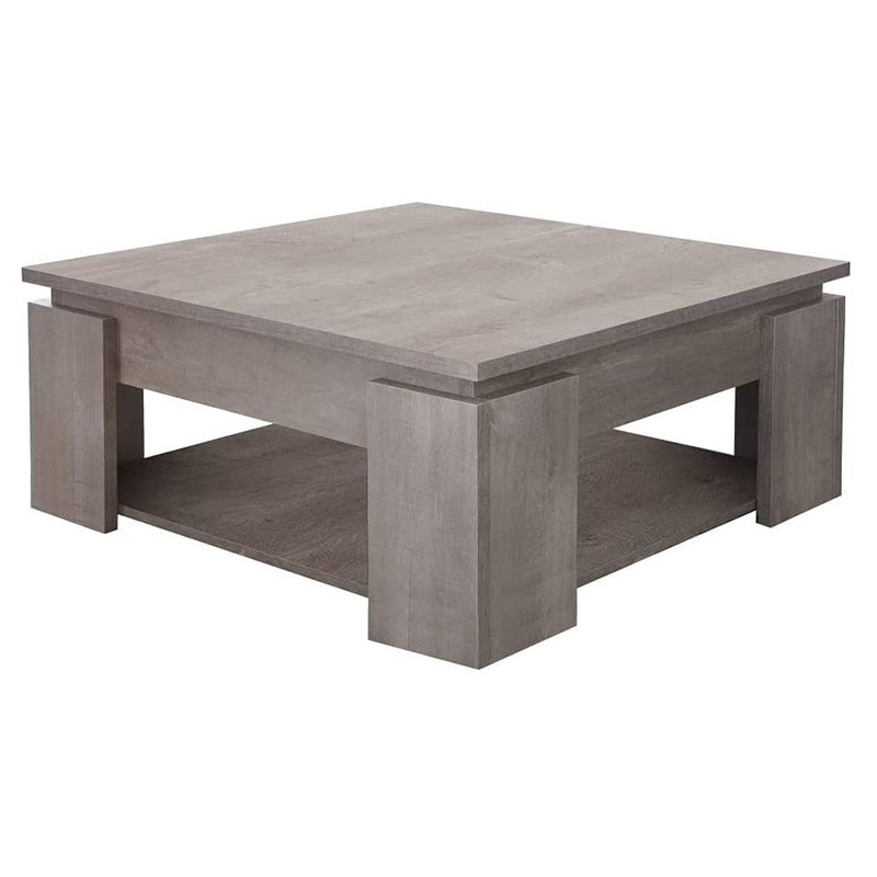 Table basse carrée Opéra noyer | Leroy Merlin