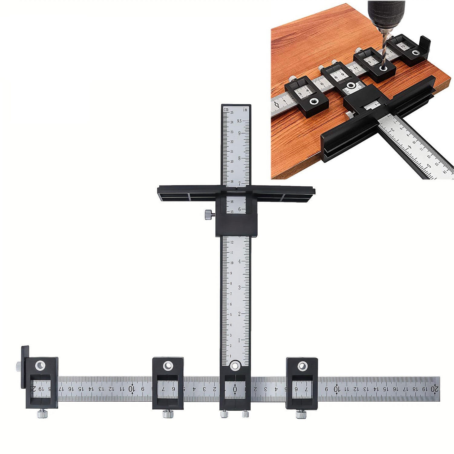 Gabarit de perçage pour armoire, gabarit de positionnement réglable ...
