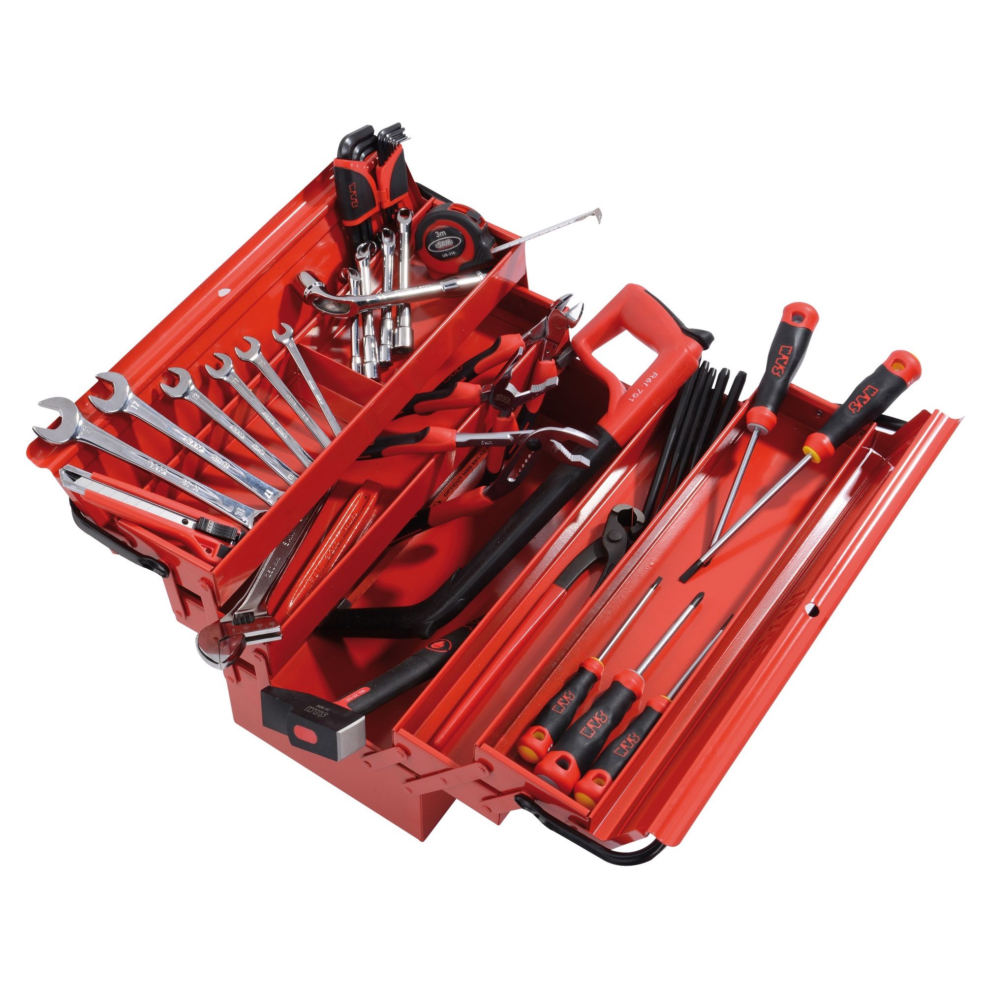 Caisse premier équipement de 40 outils - SAM OUTILLAGE - CP40Z | Leroy ...
