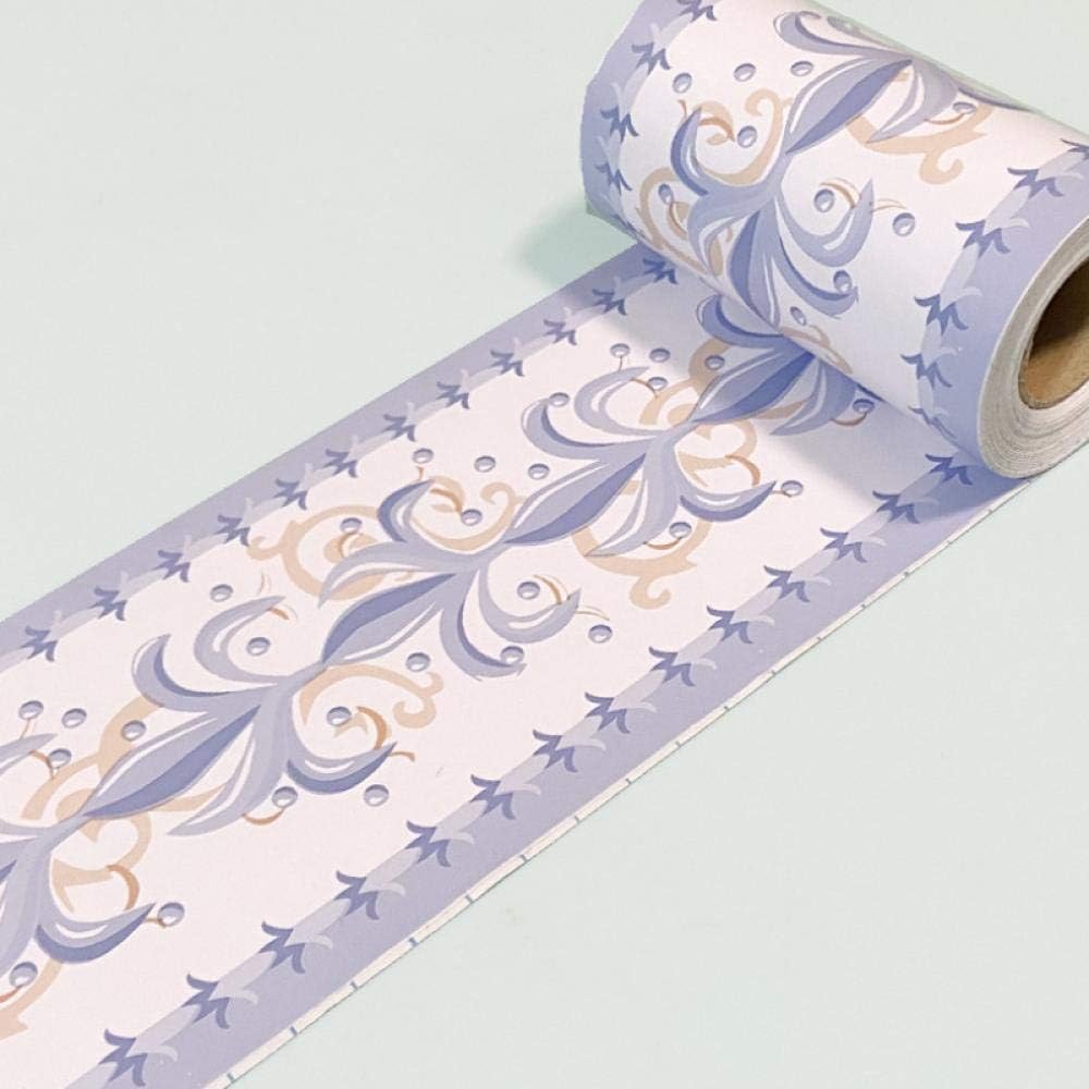 1tome Frises Papier Peint Motif bleu 10 X 1000CM Moulure Murale ...