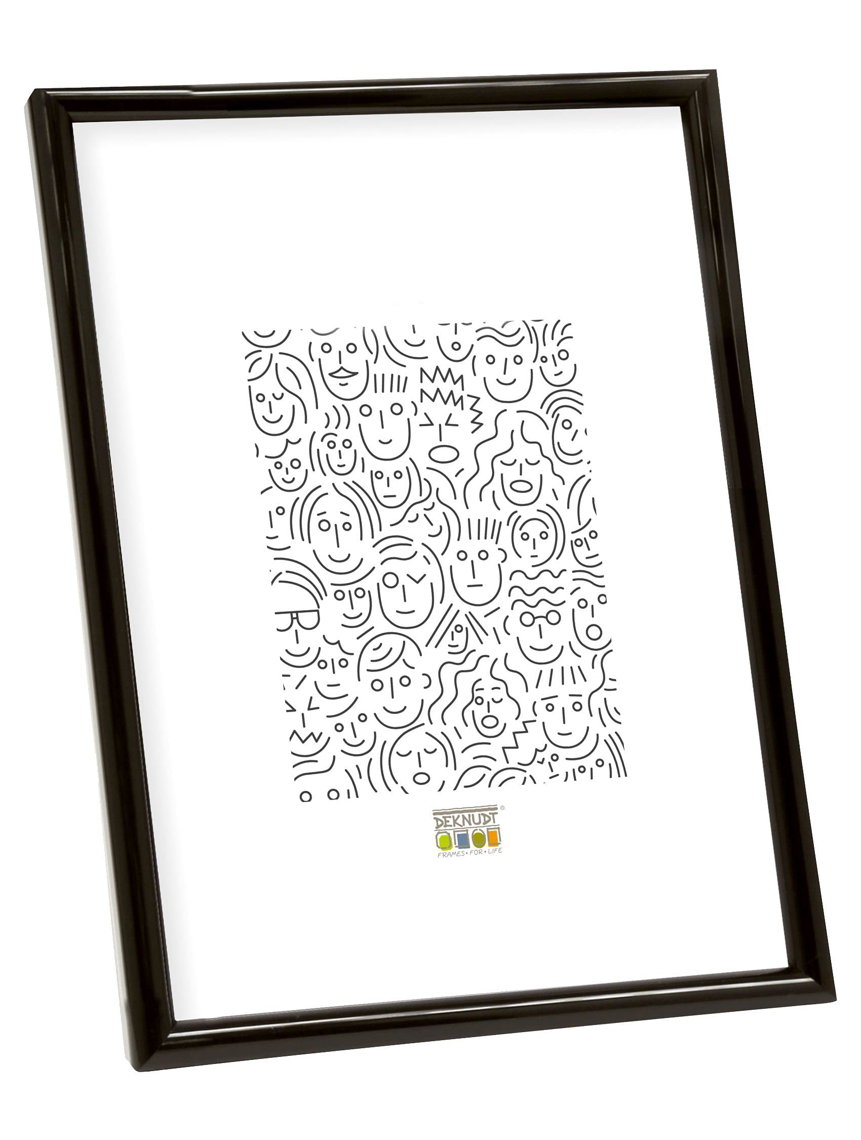 Deknudt Frames S011S2 20 x 30 Cornice Nero Resina | Leroy Merlin