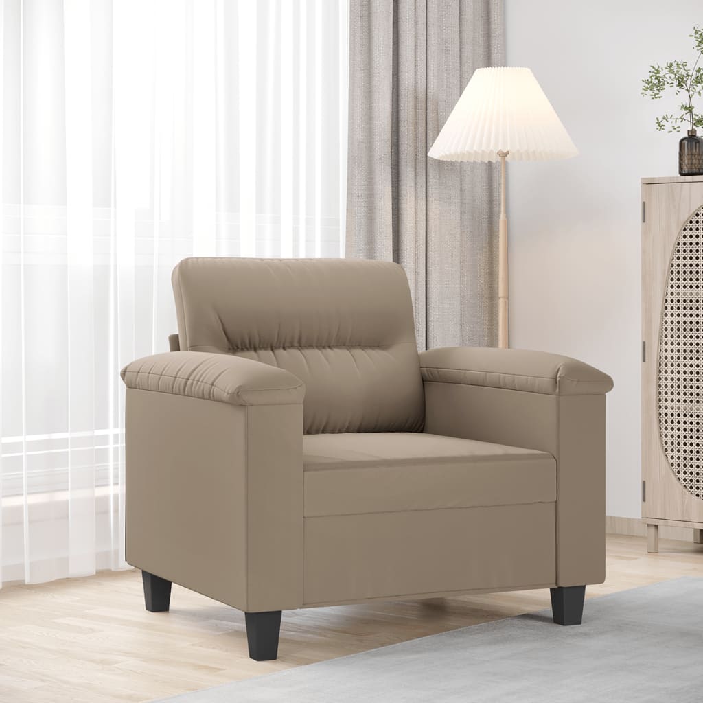 Maison Exclusive - Chaise de canapé Taupe 60 cm Tissu microfibre ...