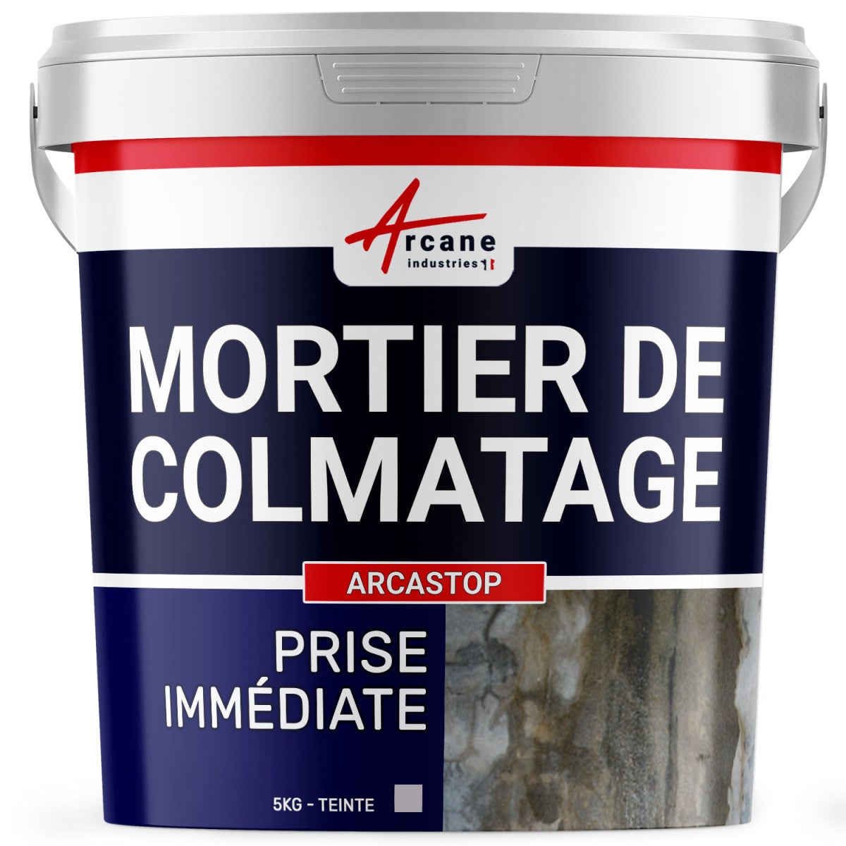 Mortier anti infiltrations eau enduit prise ultra rapide - ARCASTOP - 5 ...