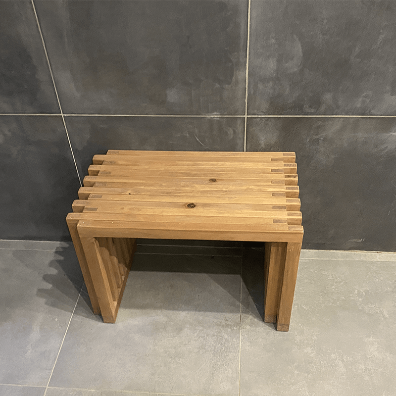 MODULABLE - Banc rétractable en pin massif 68 à 120 cm - Assise ou ...