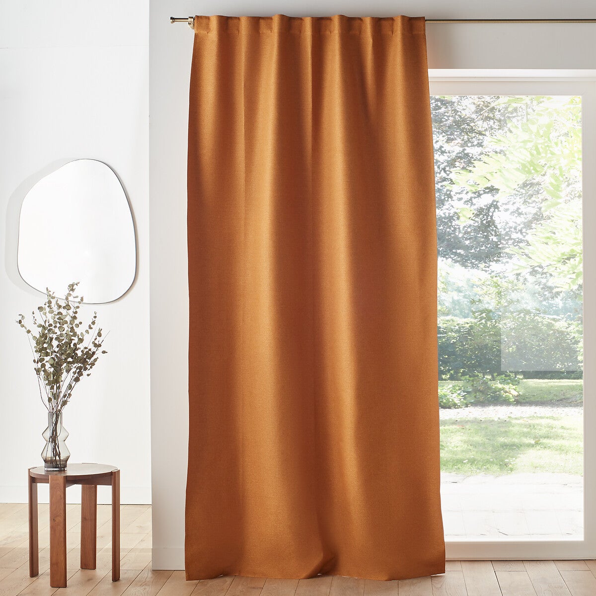 Rideau occultant, pattes cachées, Select - Caramel - 350 x 140 cm ...