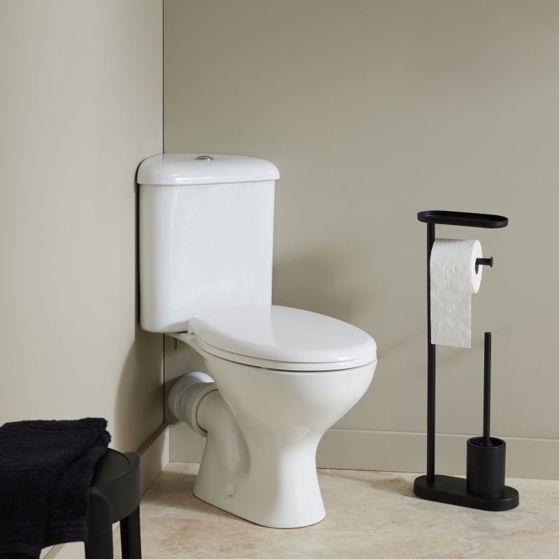 Pack wc à poser d'angle - sortie horizontale - Clayton | Leroy Merlin